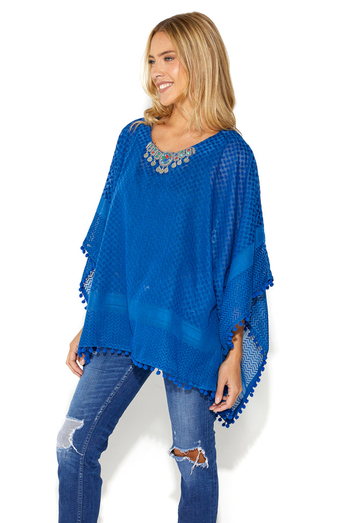 Arabian Jewel Open Sides Poncho – Gingerlining
